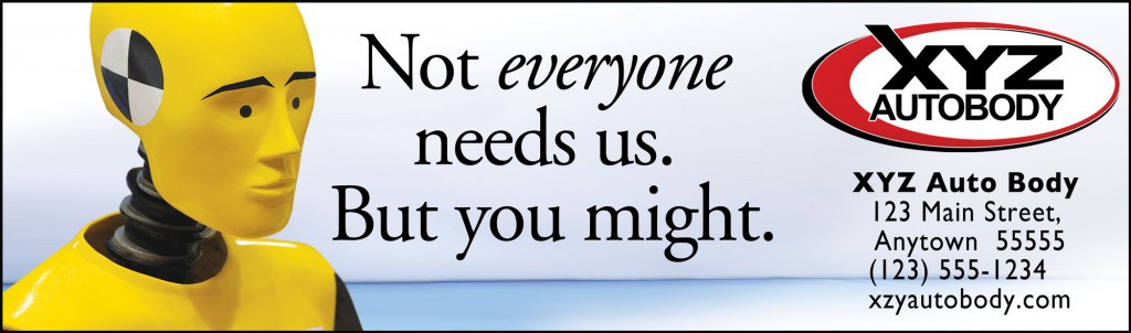 Car Dummy | PreFab Ads | Cost effective advertising for collision ...